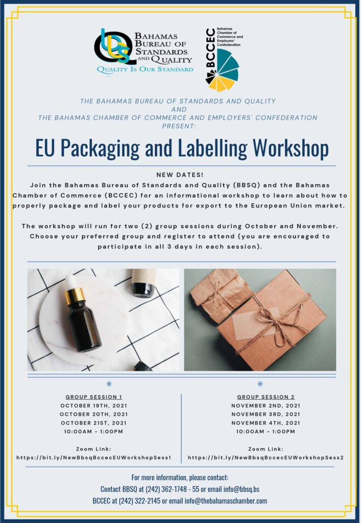 EU Packaging and Labelling Workshop - BAIC